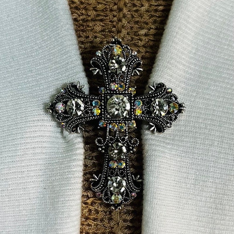 Cross Sweater - Etsy