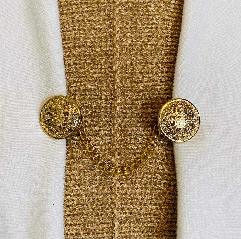 Sweater Clips Celtic Chain Sweater Clip Cardigan Clasp Gold - Etsy