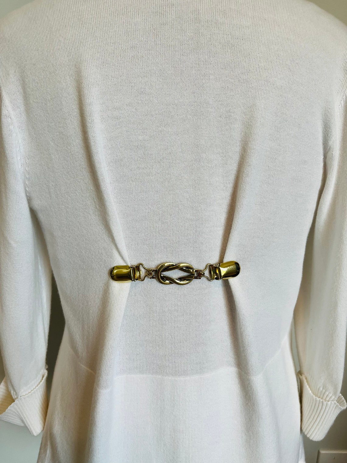 Dress Clips Gold Knot Waist Clip Cardigan Clip Floral Sweater - Etsy