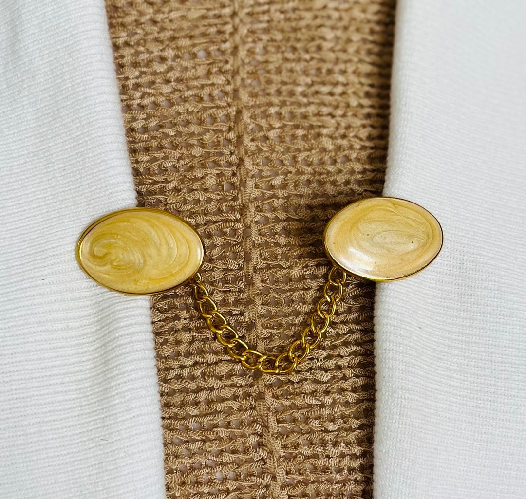Sweater Clips Swirl Vintage Sweater Clip for Cardigan Clasp - Etsy