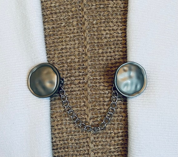 Sweater Clips Simple Minimalist Chain Cardigan Sweater Clip - Etsy