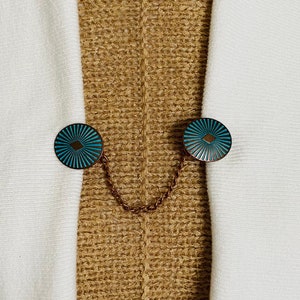 Sweater Clips Copper Chain Sweater Clip Star Cardigan Clasp Celtic ...