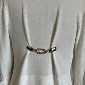 Dress Clips Silver Knot Waist Clip Cardigan Clip Floral Sweater Clip ...