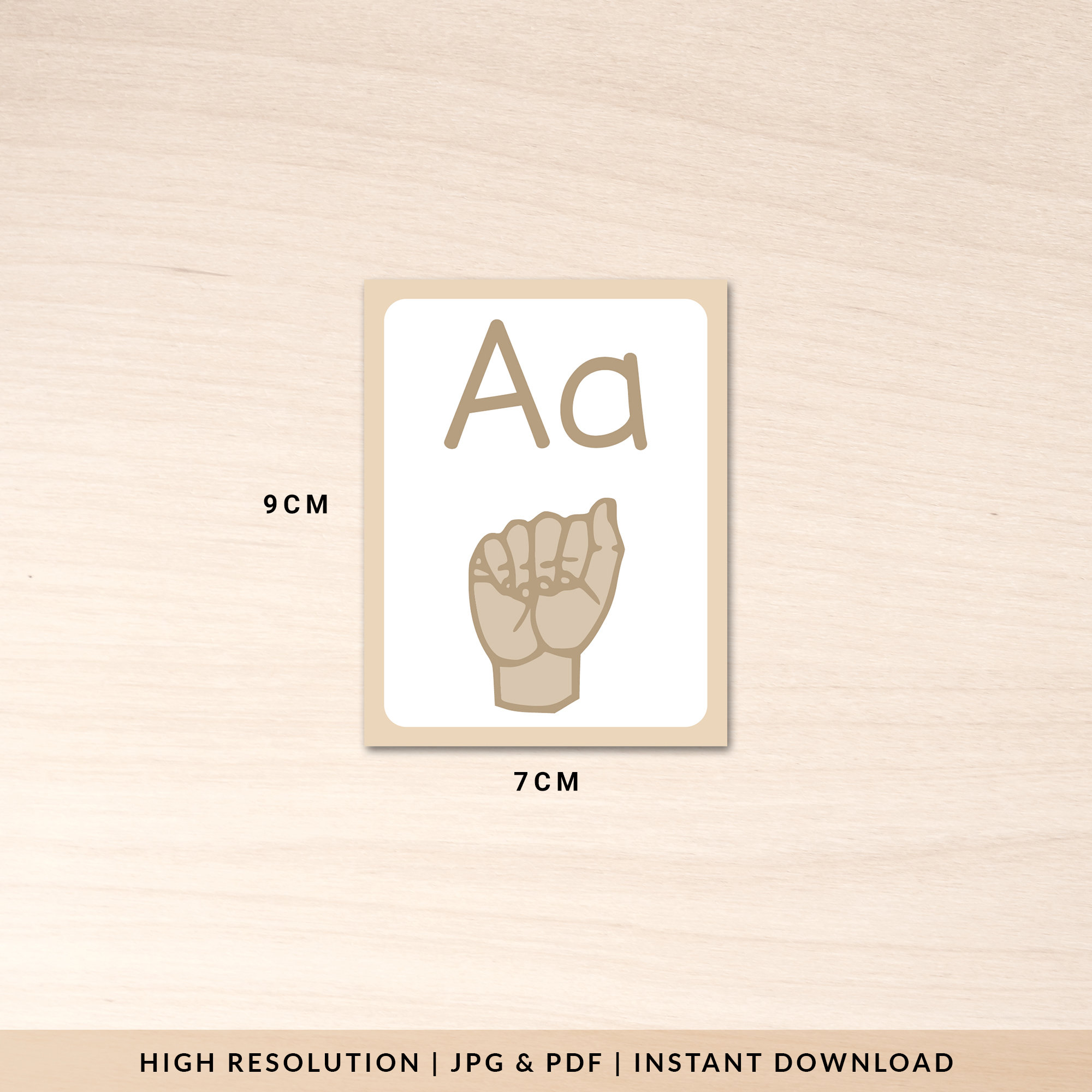 American Sign Language Alphabet Flashcards, ASL, Classroom Alphabet ...