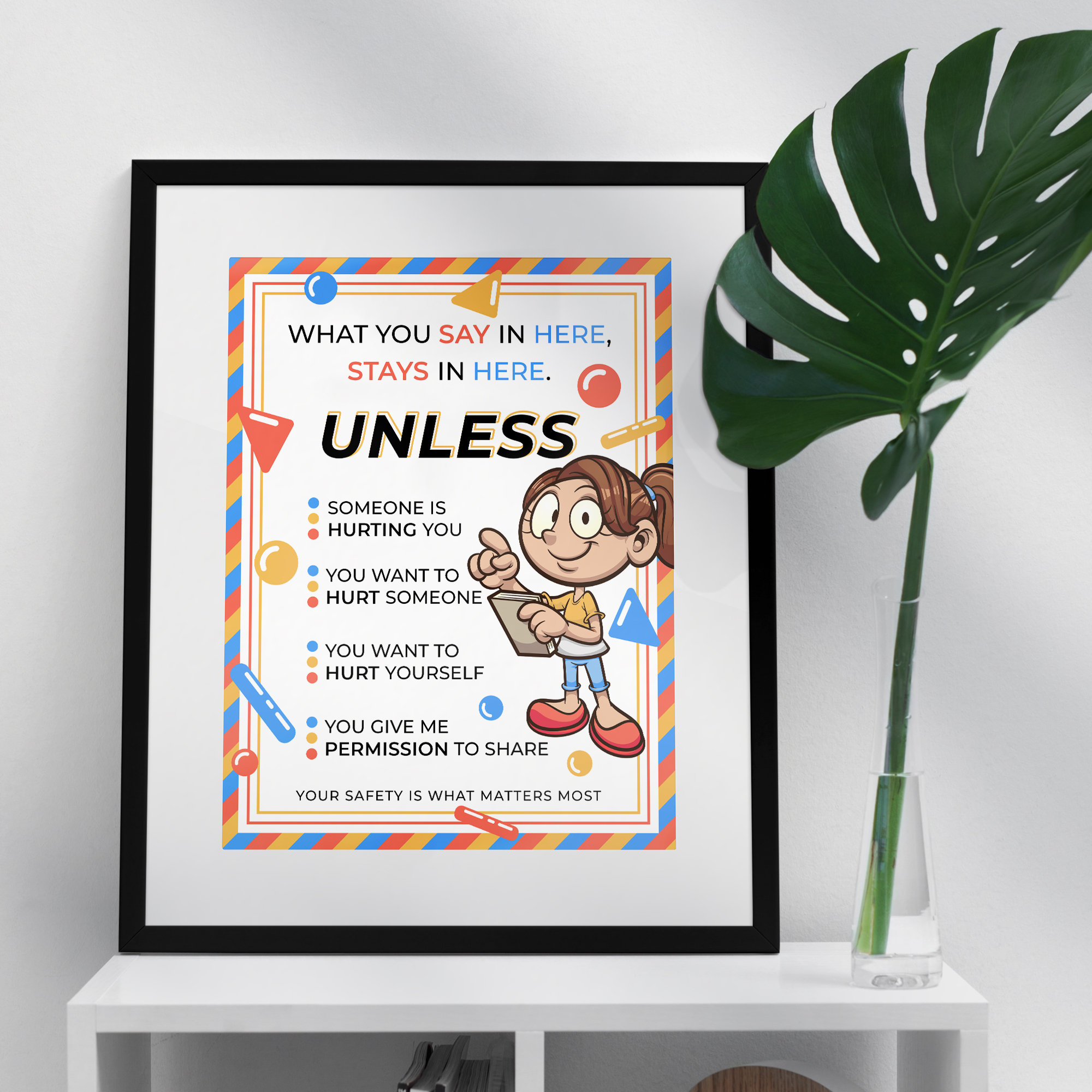 What You Say in Here Stays in Here | Therapist Office, School Social ...