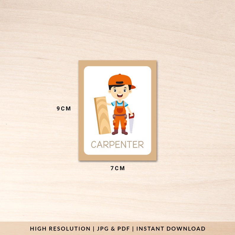 Occupation Flash Cards, Education, Classroom Resources, Asian, Teacher ...