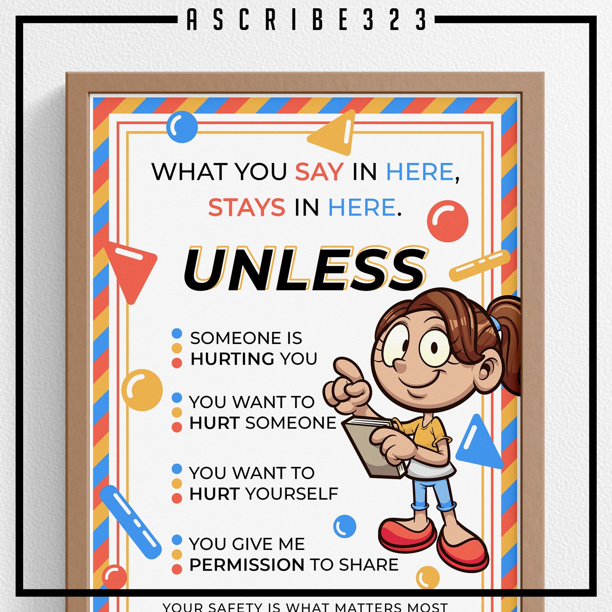 What You Say in Here Stays in Here | Therapist Office, School Social ...