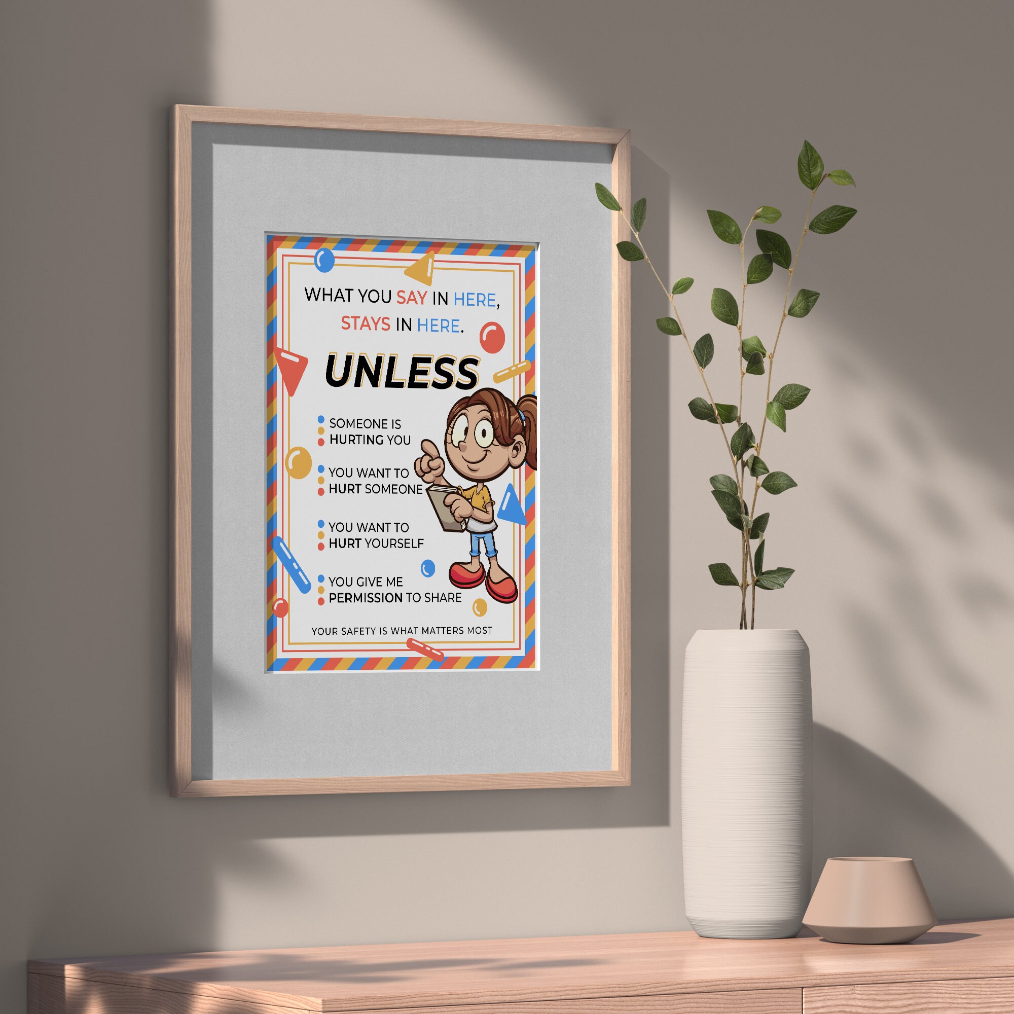 What You Say in Here Stays in Here | Therapist Office, School Social ...