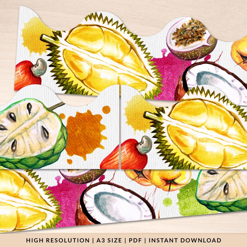 So Fruity Bulletin Board Borders | 5 Designs | Banana, Apple, Cherry ...