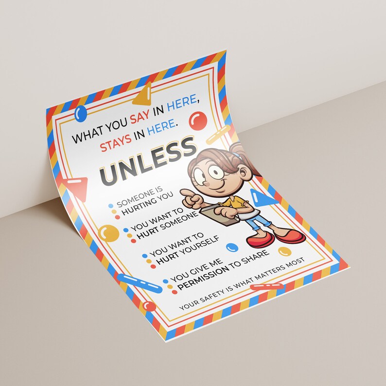 What You Say in Here Stays in Here Therapist Office, School Social ...