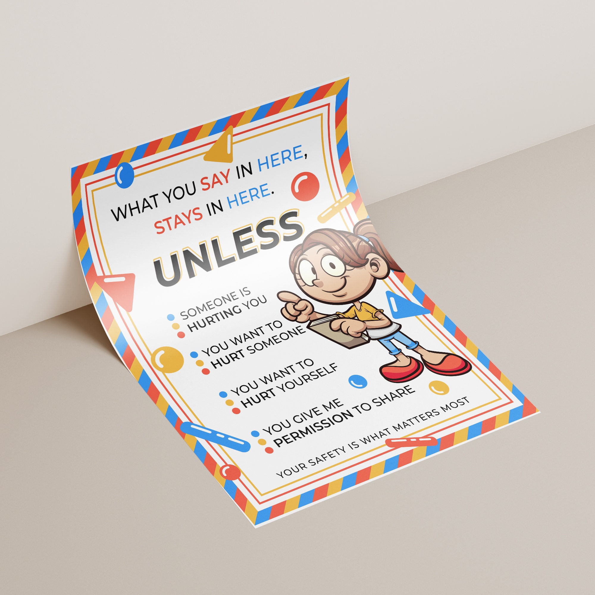 What You Say in Here Stays in Here | Therapist Office, School Social ...