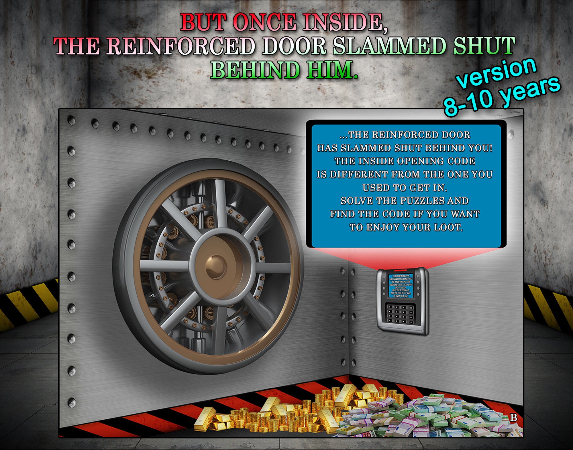Kids Escape Room, the Bank of Italy Vault Ages 8-10 Years, Mystery ...