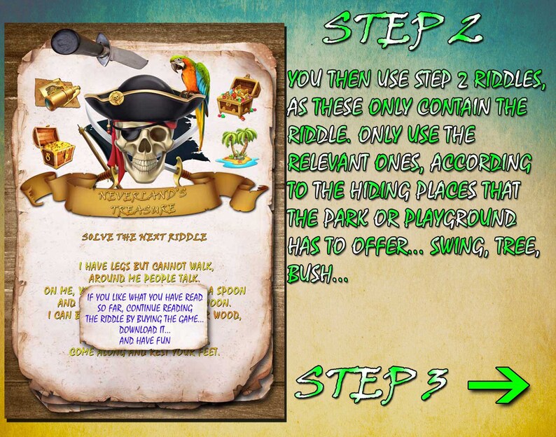 Outdoor-park Treasure Hunt, Park Clues to Print, Birthdays Games, Pdf ...