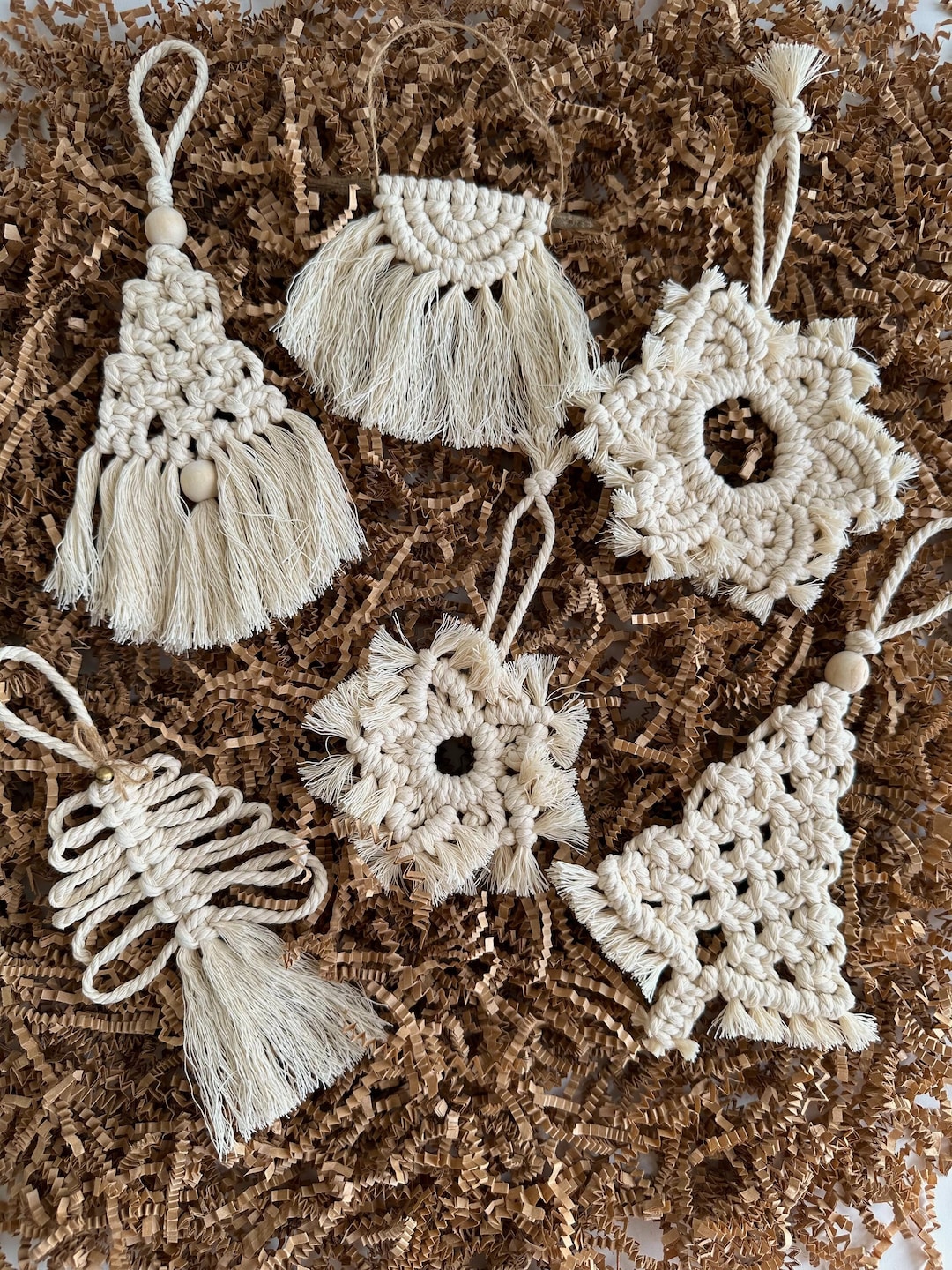 Mini Macrame Macrame Mini Wall Hanging Decor Macrame Ornaments Macrame ...