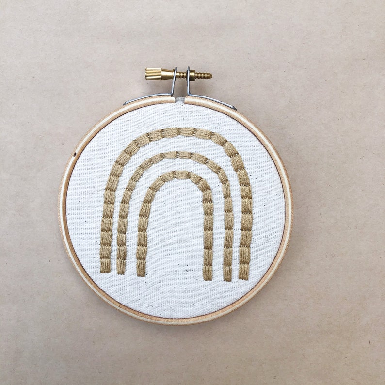 Minimalist Rainbow Rainbow Nursery Embroidery Hoop Rainbow Decor ...