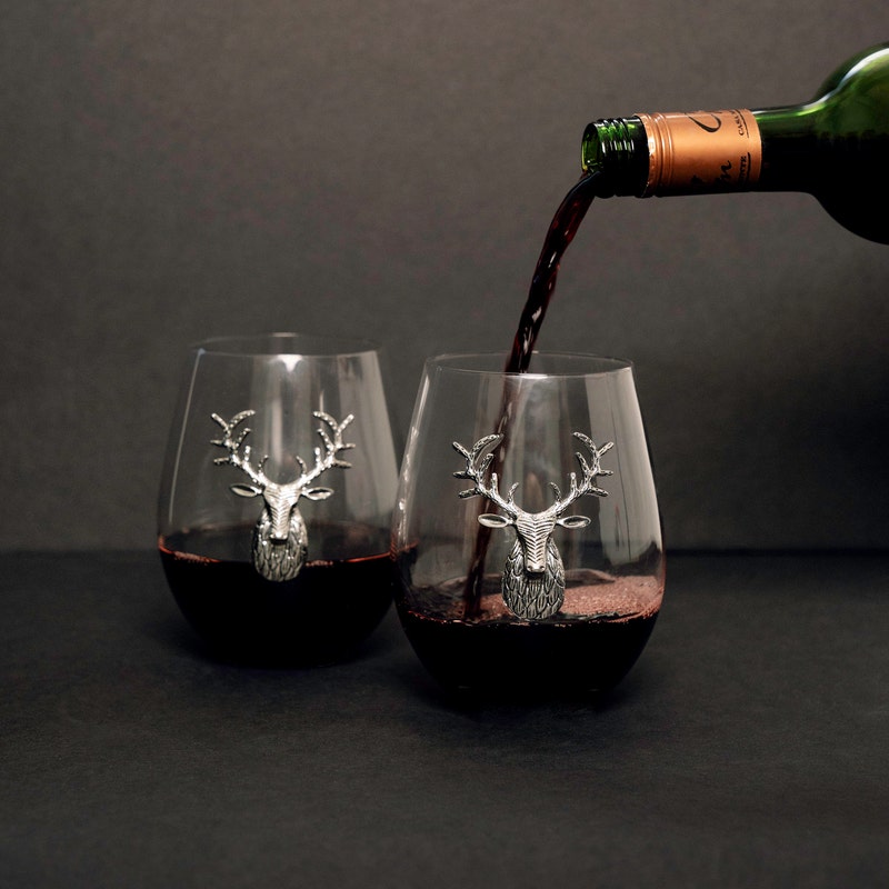 Rustic Wine Glasses - Etsy