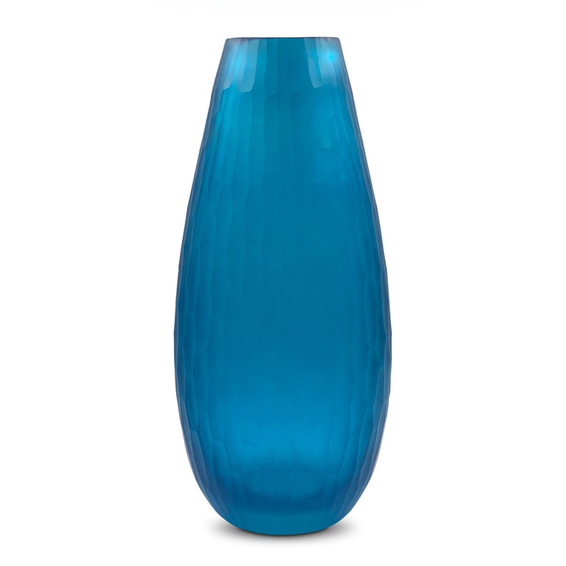 Blue Colored Glass Vases Colorful Vase Unique Vases - Etsy