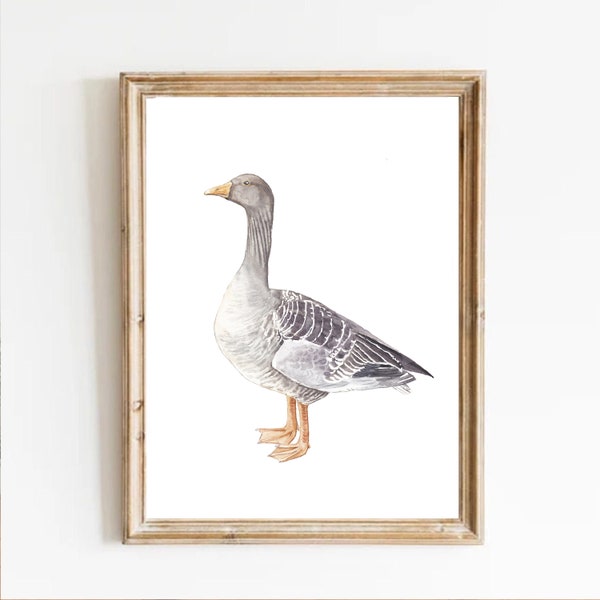 Watercolor Geese - Etsy