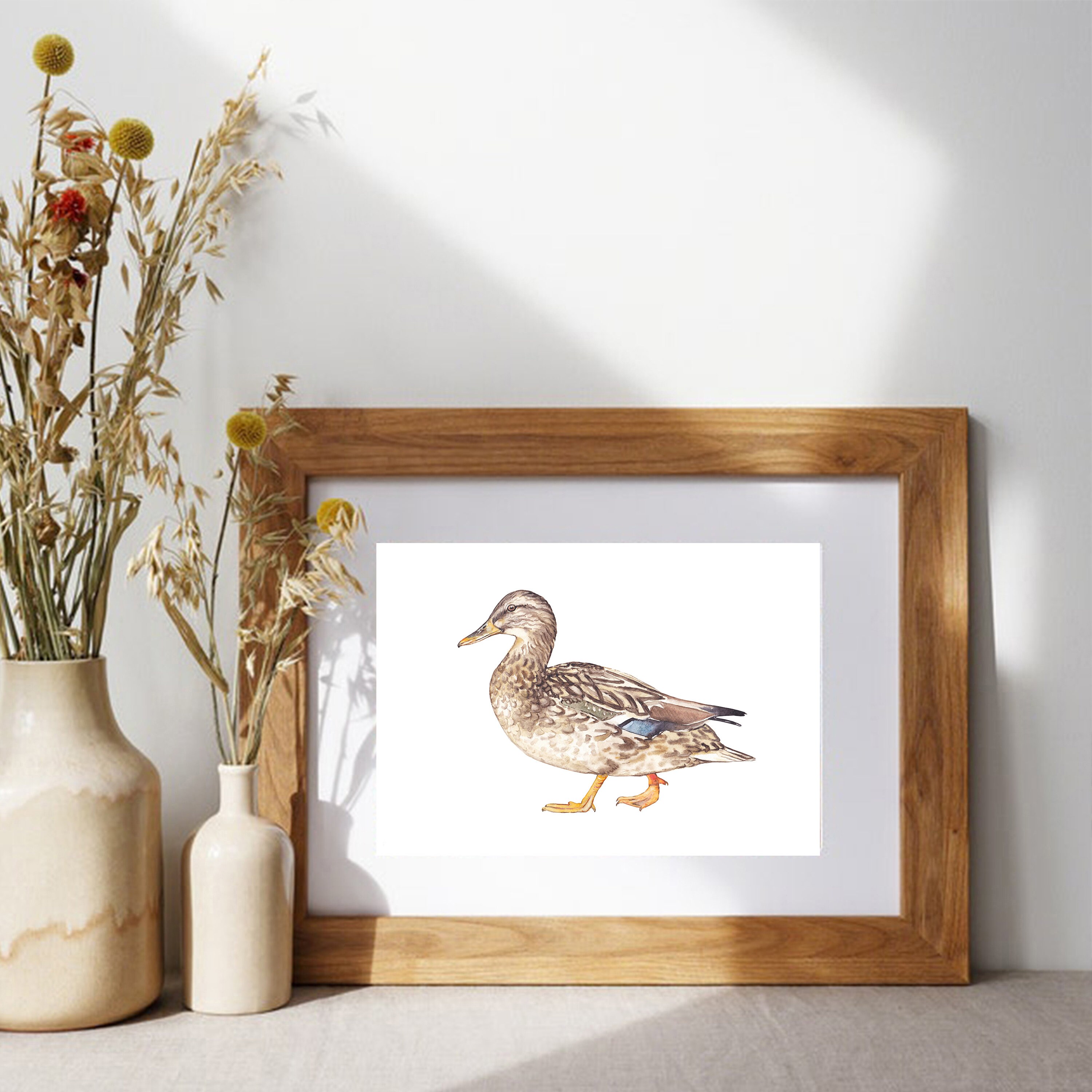 Mallard Duck Print Duck Painting Digital Download Duck Lover - Etsy