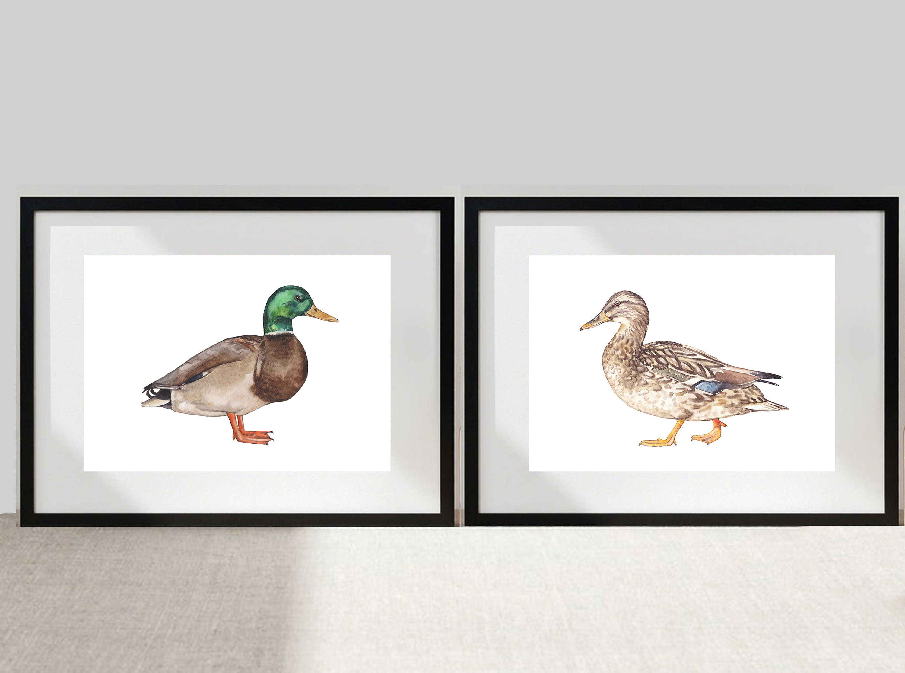 Mallard Duck Print Duck Painting Digital Download Duck Lover - Etsy