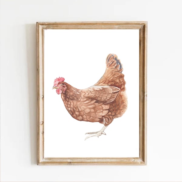 Chicken Print - Etsy