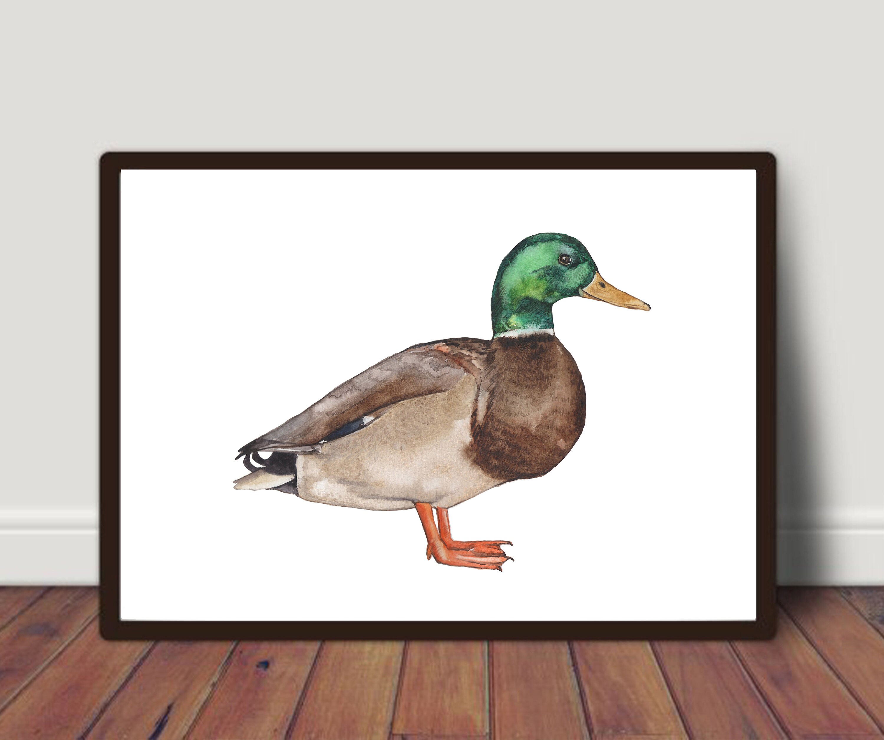 Mallard Duck Print Duck Painting Digital Download Duck Lover - Etsy