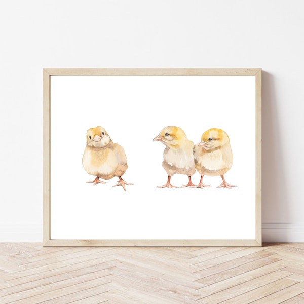 Chick Print - Etsy