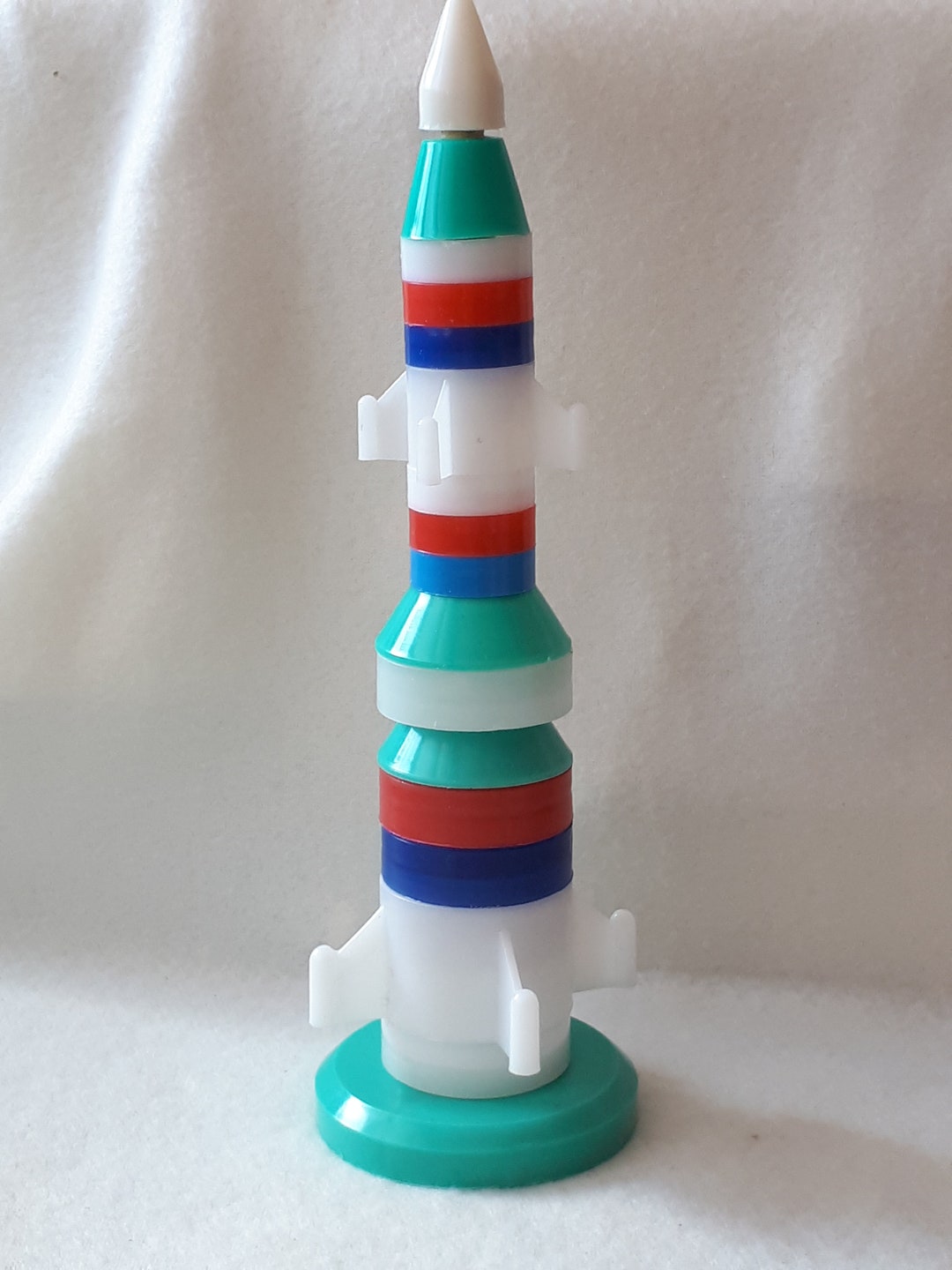 Vintage Rocket Spaceship Children's Toy Constructor - Etsy