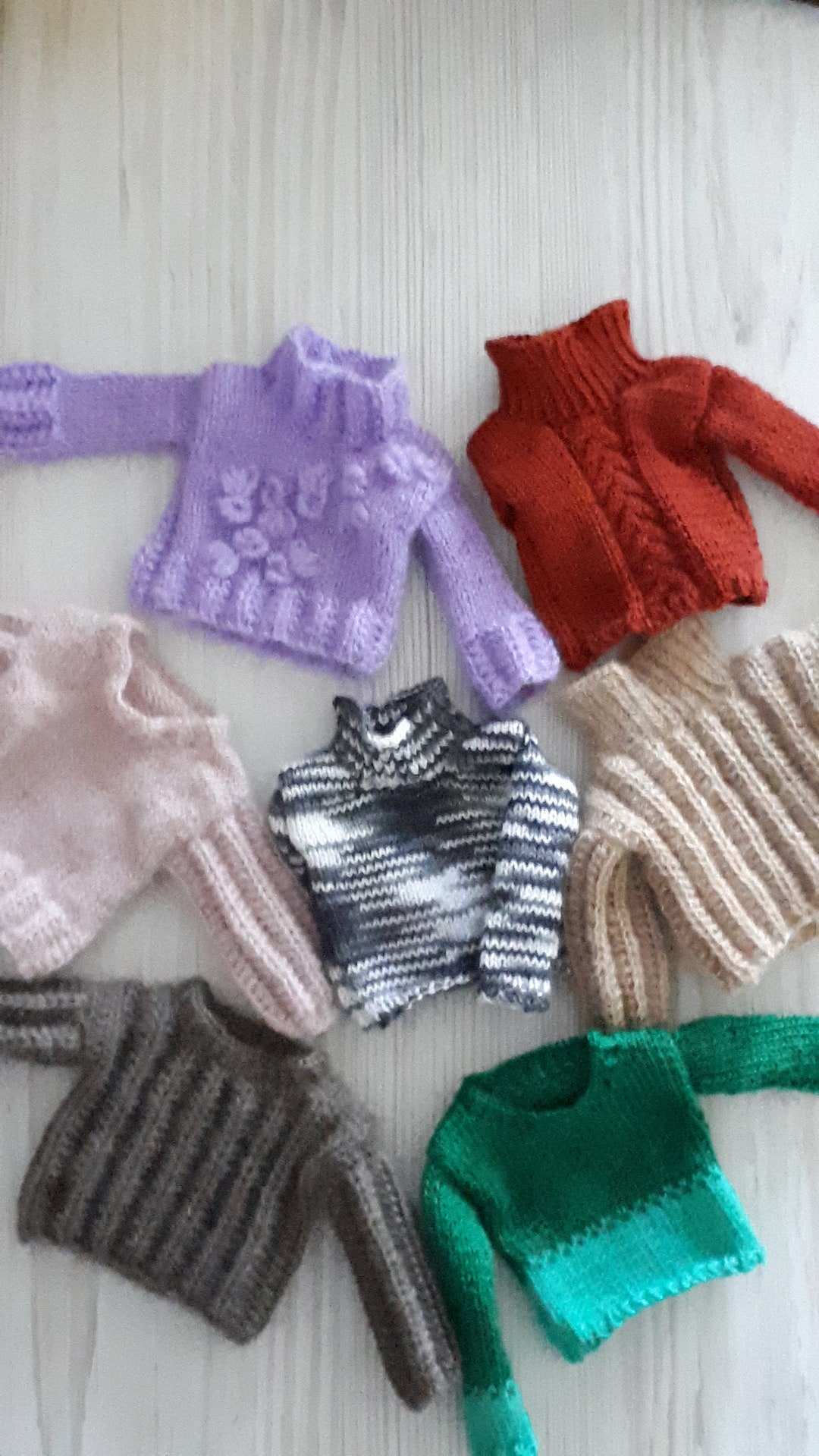 Doll Clothing Handmade 11,5 Inch Doll Clothes Handmade Knitting Sweater ...