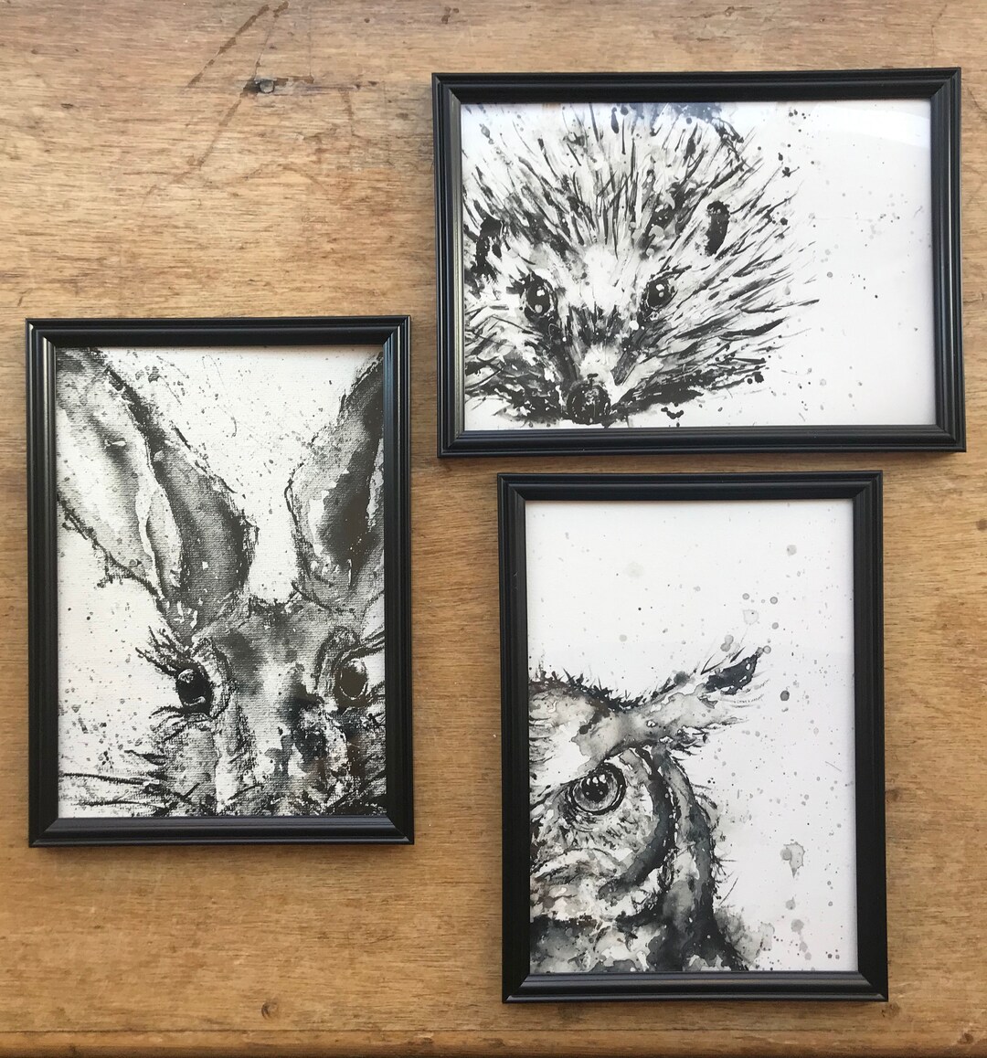 Nursery Artwork Prints. Woodland Animals. Set of 3. Animal Print. Art ...