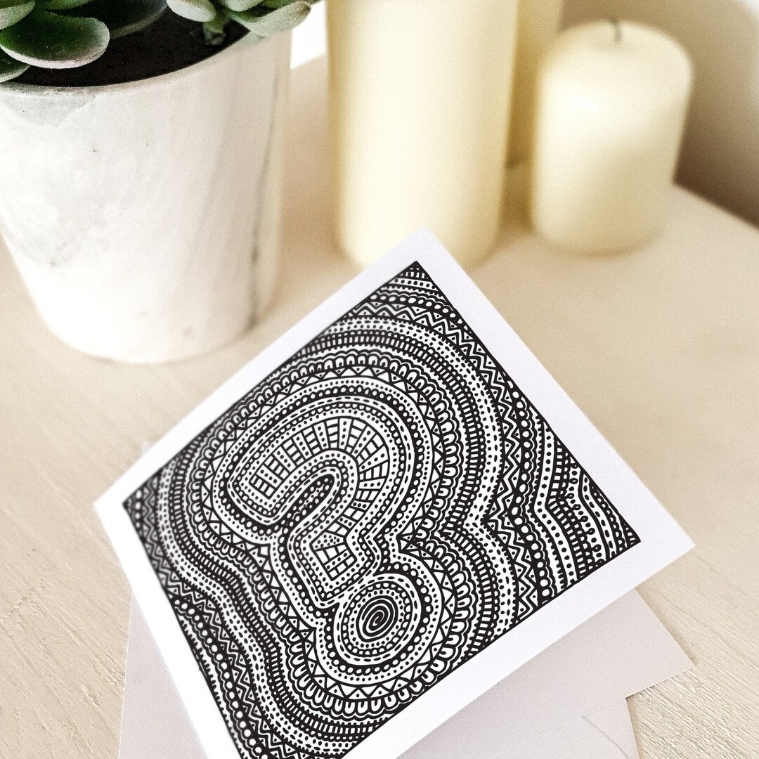 Question Mark Card / Colouring Cards / Punctuation Cards / Greeting ...