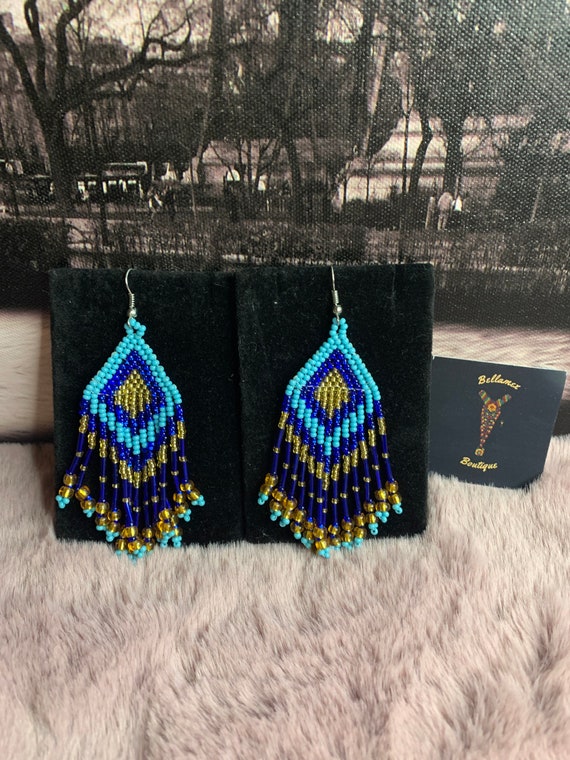 Aretes bohemios grande | Etsy