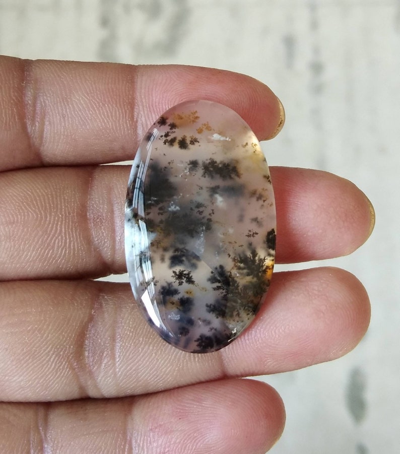 Dendritic moss agate cabochons 38X22mm 37.10cts... R1300 | Etsy