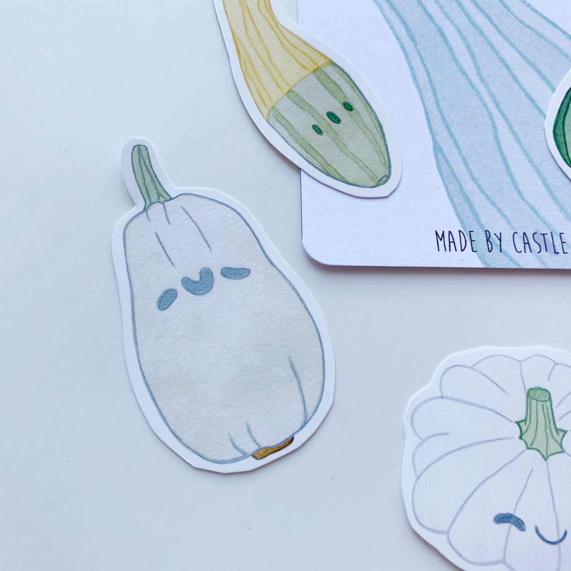 Summer Squash Sticker Set - Cute Sticker Pack - Vinyl Sticker Pack ...