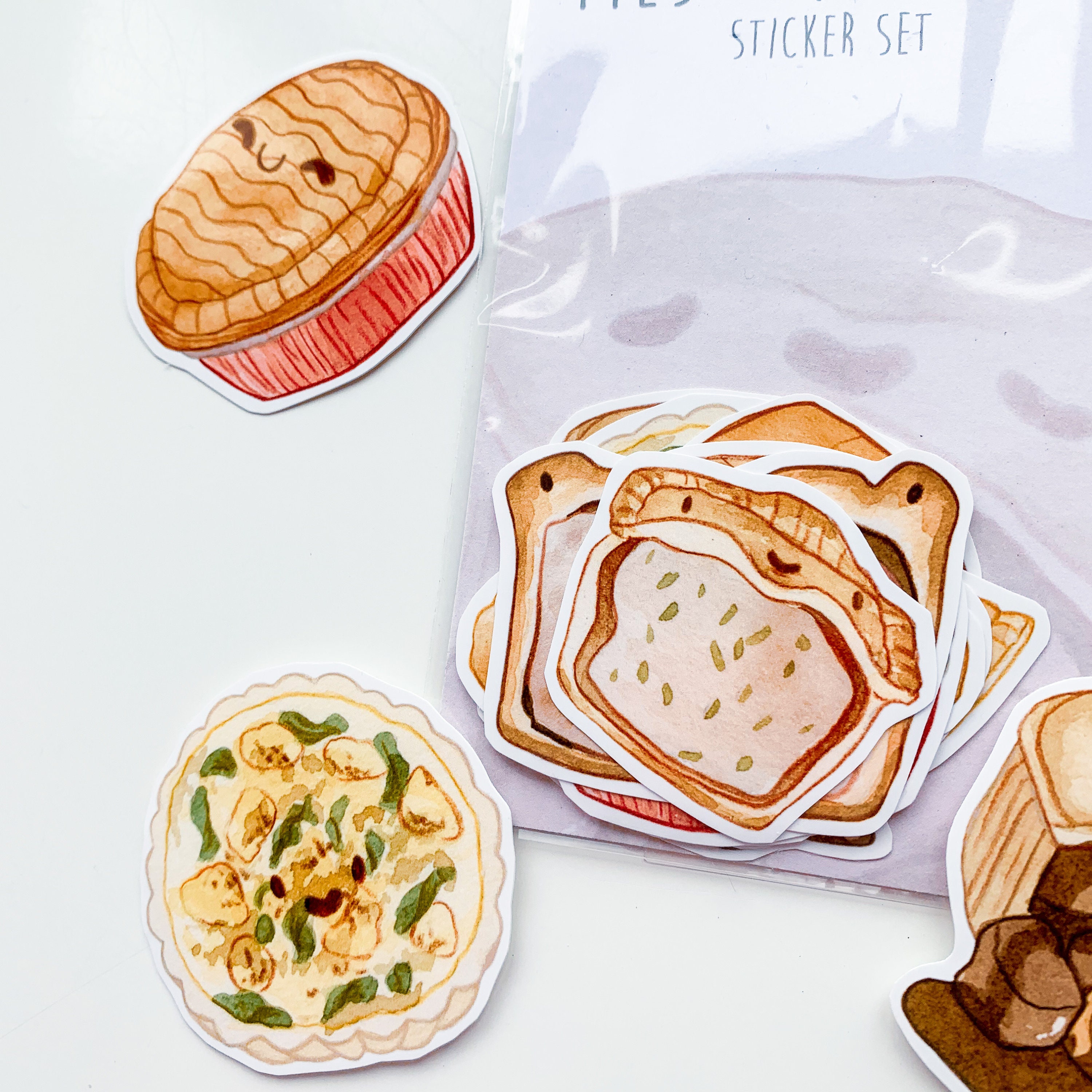 British Pies & Pastries Sticker Set Cute Sticker Pack - Etsy.de