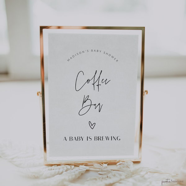 Coffee Baby Shower - Etsy