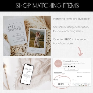 Enjoy Some Food Sign, Minimalist Baby Shower Sign, Printable Food Bar ...