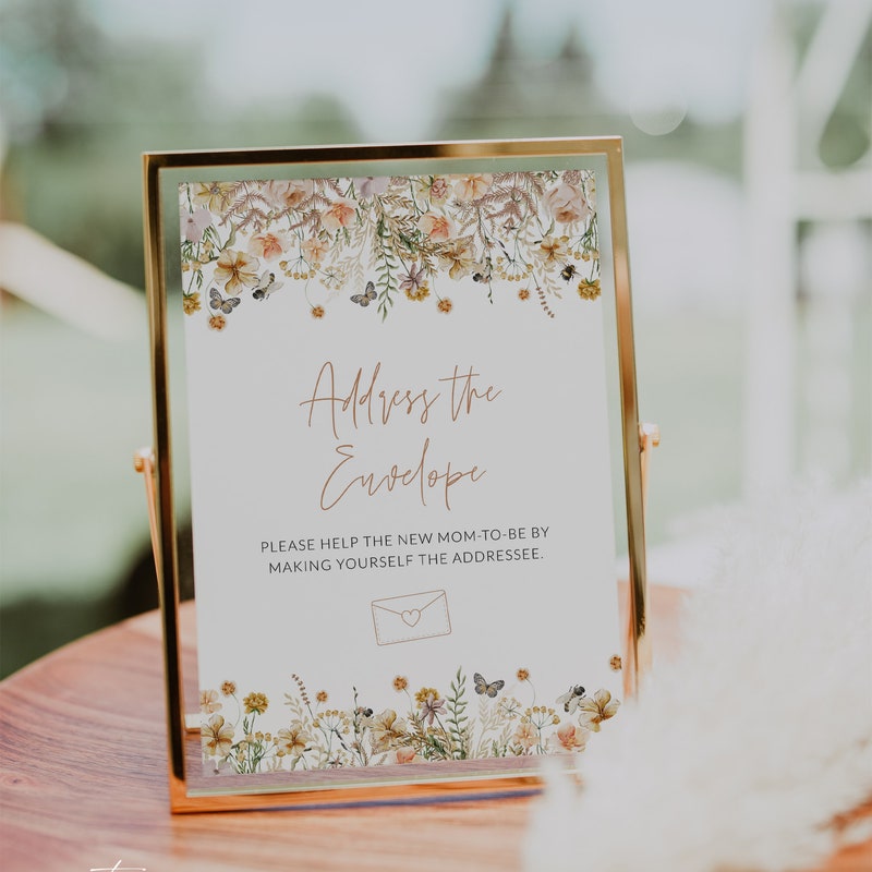 Address an Envelope Sign - Etsy