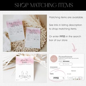 Address the Envelope Pink, Modern Baby Shower Sign Girl, Write Your ...