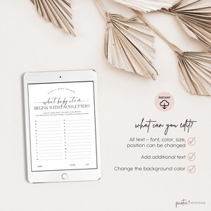 What Baby Item Begins With Each Letter, Baby ABC Game, A-Z Game, Modern ...