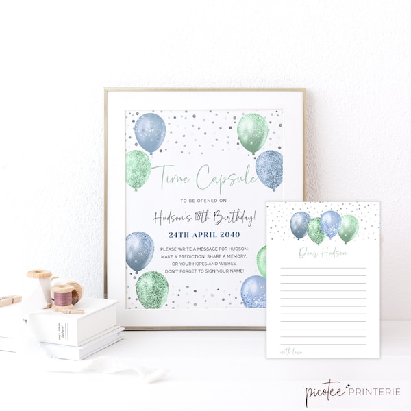 1st Birthday Time Capsule Box - Etsy