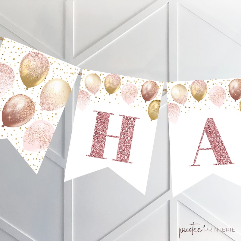 Aesthetic Pink Banner - Etsy