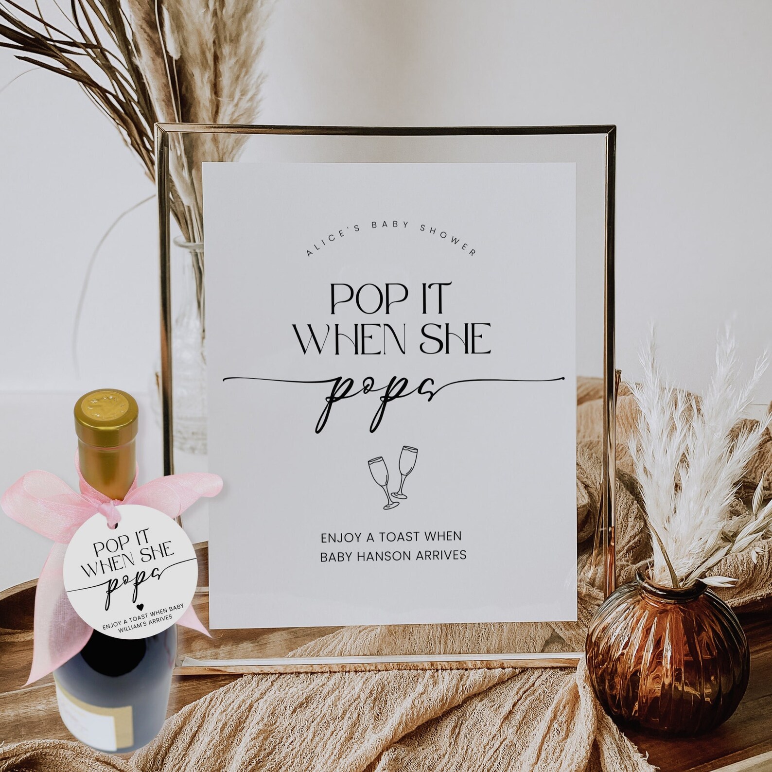 Pop It When She Pops, Baby Shower Favors for Guests Gender Neutral ...
