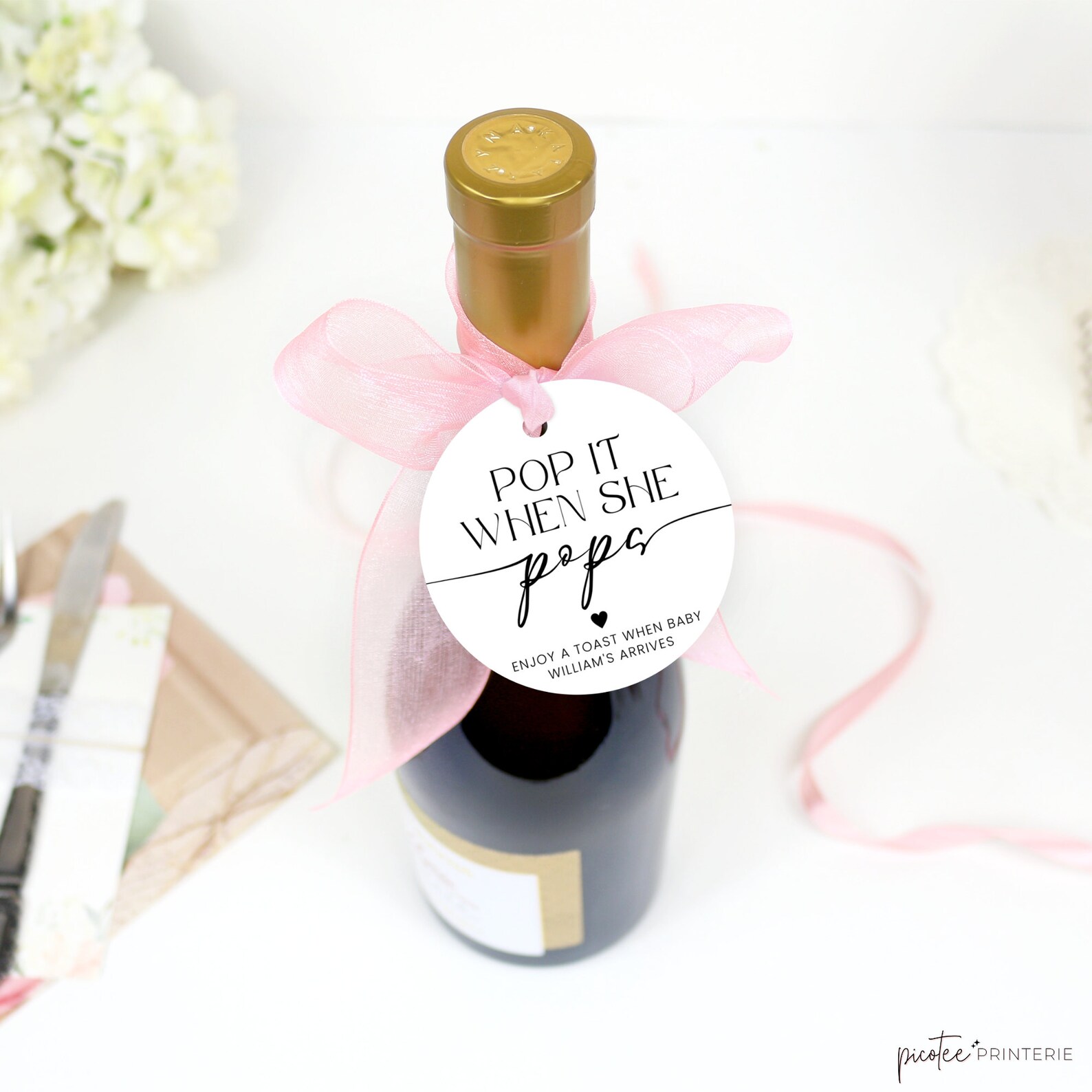 Pop It When She Pops, Baby Shower Favors for Guests Gender Neutral ...