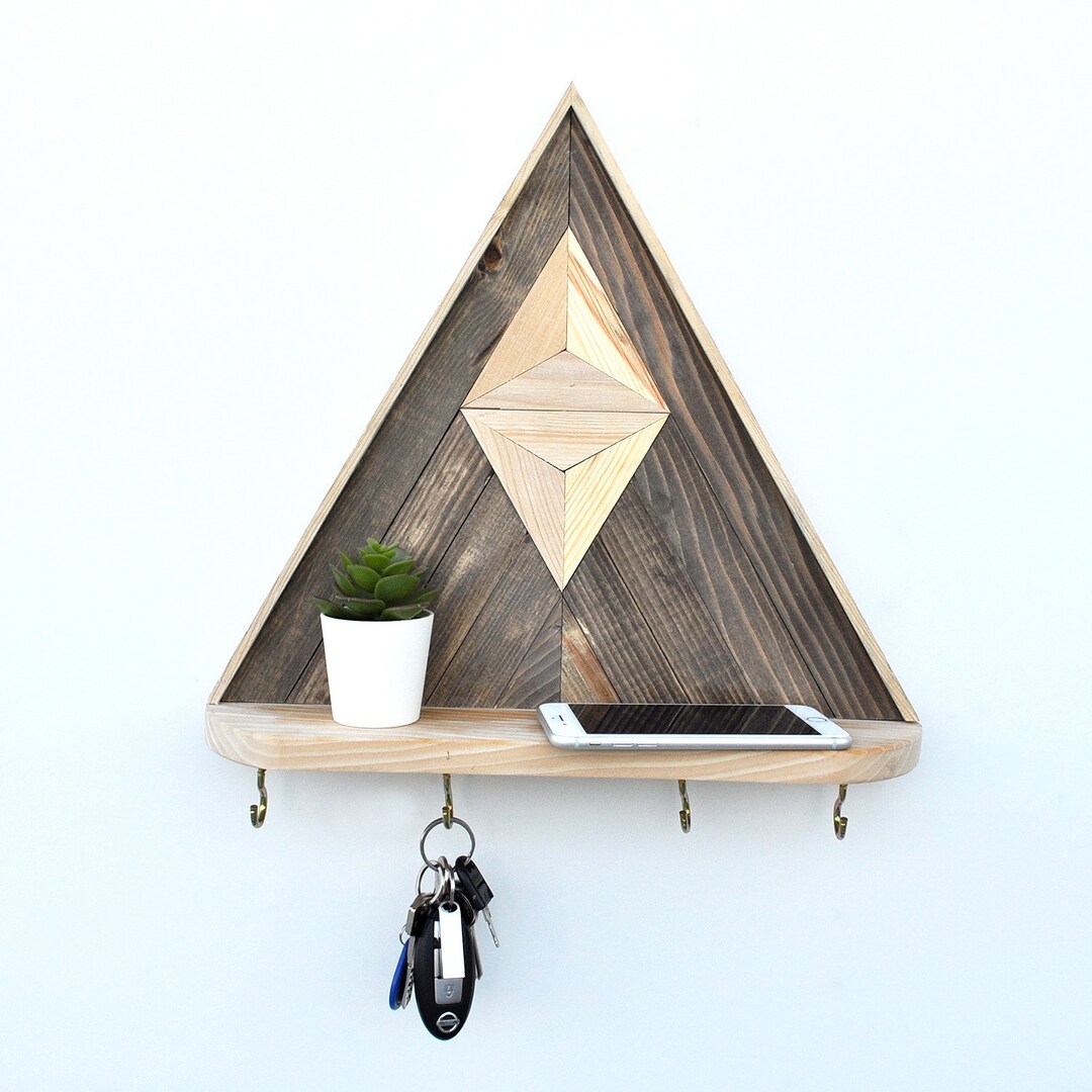 Reclaimed Wood Wall Decor , Reclaimed Wood Shelf , Entryway Shelf ...