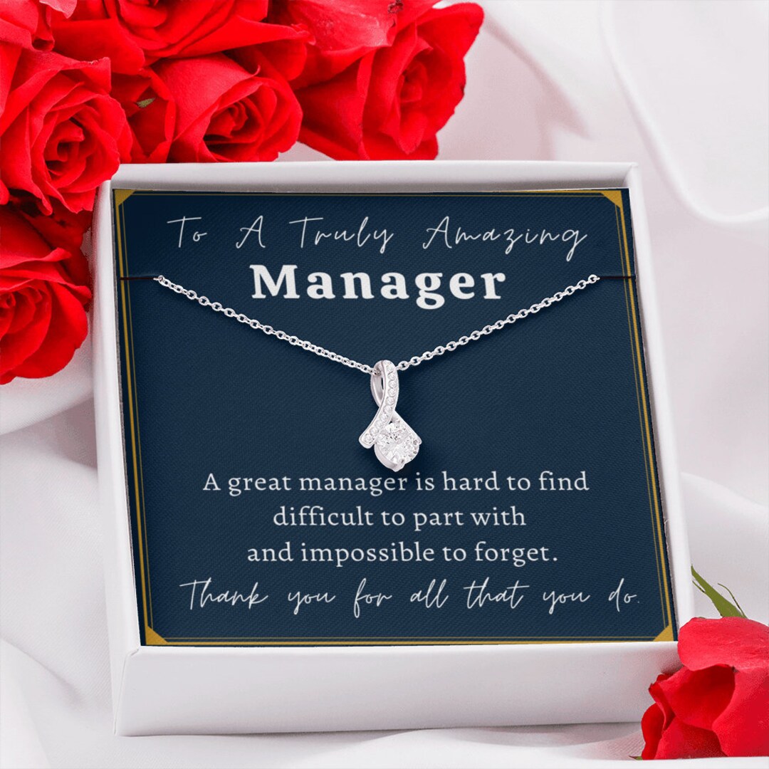 Office Manager Gift, Leaving Gift for Manager, Retirement Gift for ...