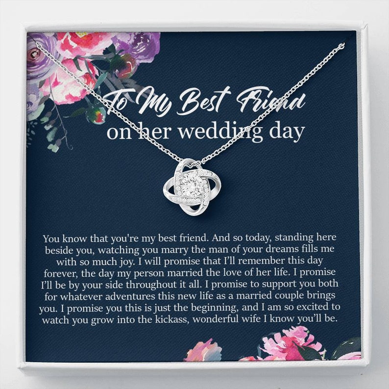 Best Friend Gift on Her Wedding Day, Best Friend to Bride Gift, Friend ...