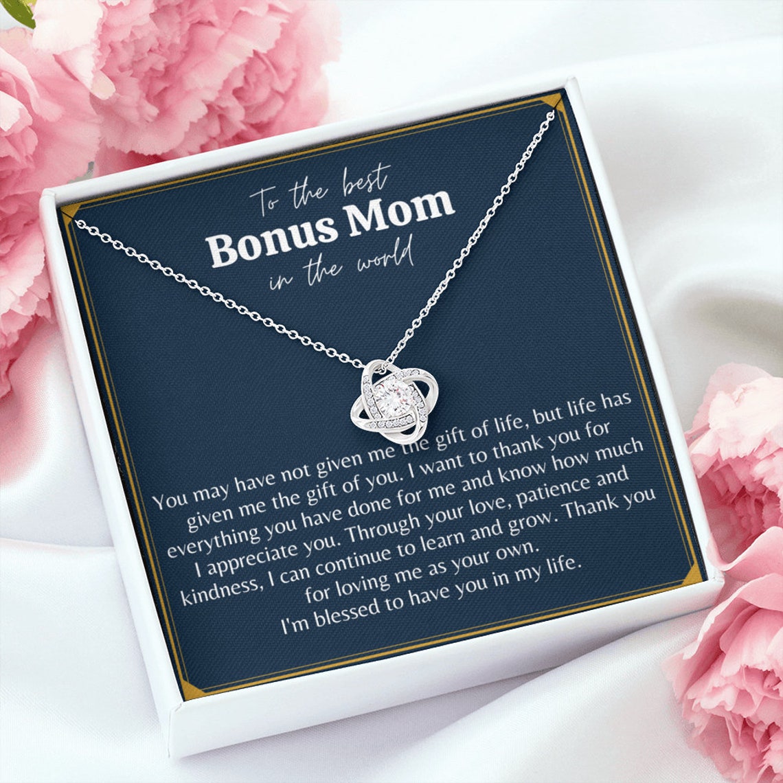 Bonus Mom T Bonus Mom Necklace Stepmom T From Bride Step Mom