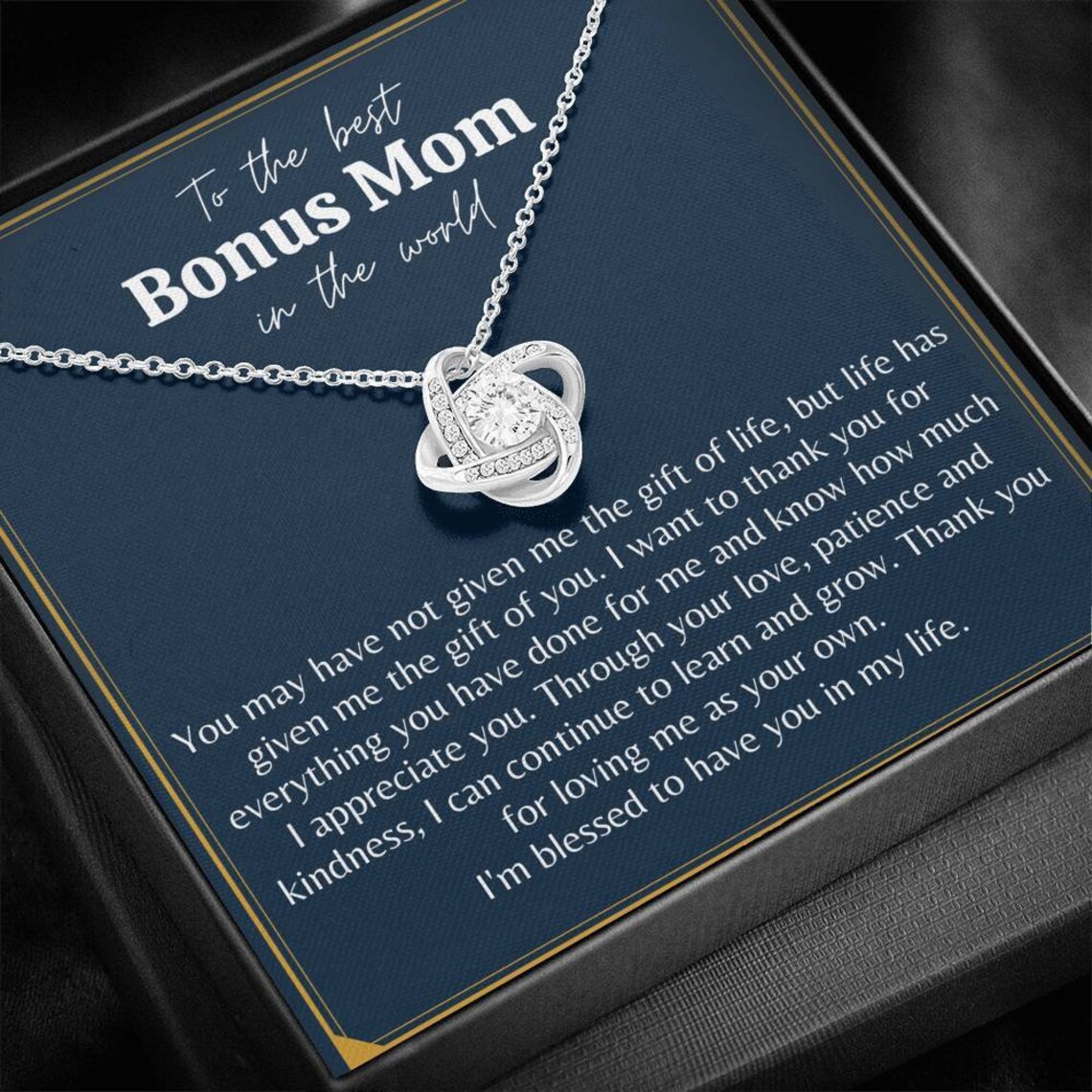 Bonus Mom T Bonus Mom Necklace Stepmom T From Bride Step Mom