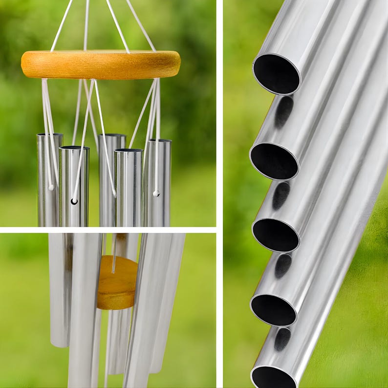 Personalized Memorial Wind Chime, Custom Photo Sympathy Glass Ornament ...